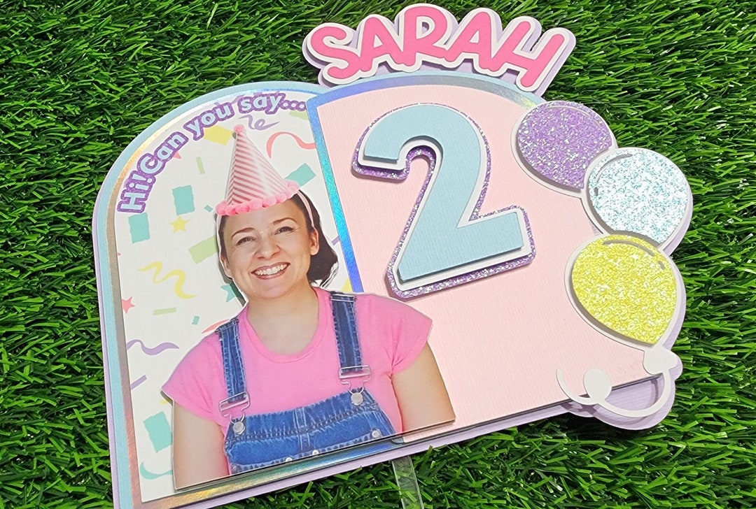 Ms. Rachel Cake Toppers, Ms Rachel Birthday Decor, Miss Rachel Birthday ...