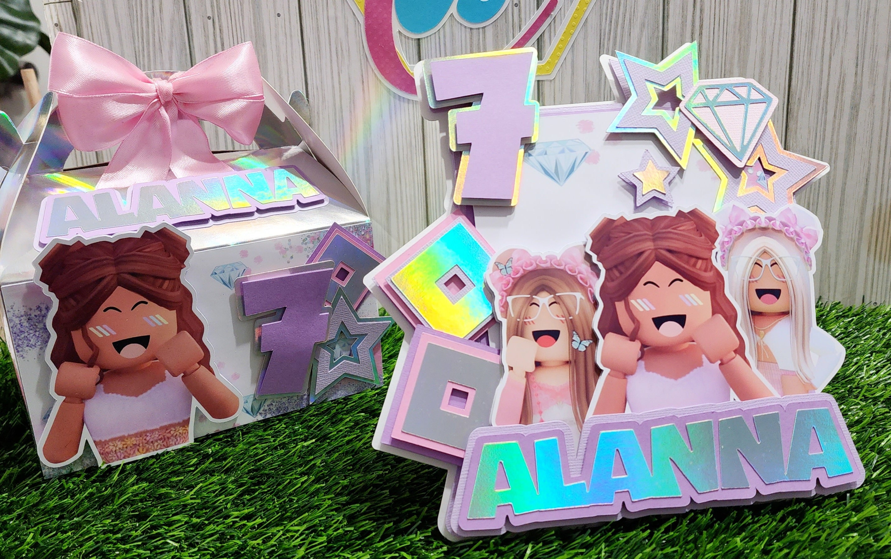 Roblox Girl Cake Topper, Roblox Cake Topper, Girl Roblox Cake Topper - Etsy