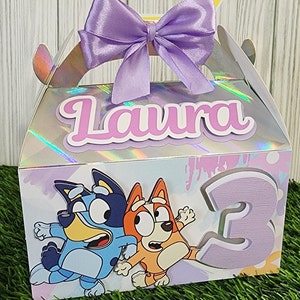 Inspired Bluey Favor Boxes, Kids Birthday Party, Party Favors - Etsy