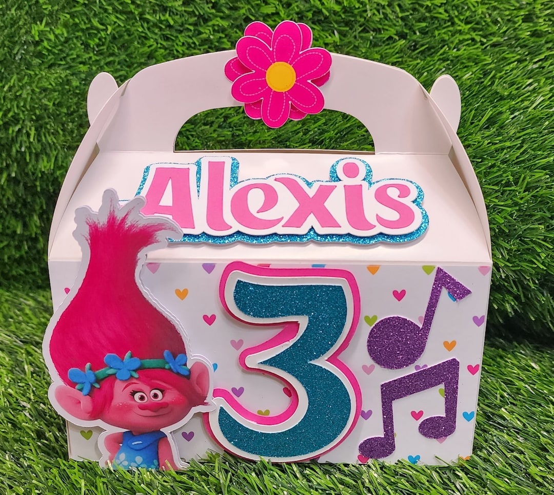 Trolls Please Box. Trolls Inspired Party Favor. Troll Birthday. Trolls ...