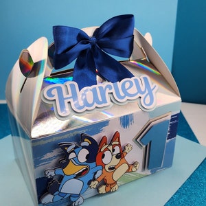 Inspired Bluey Favor Boxes, Kids Birthday Party, Party Favors - Etsy