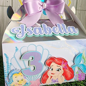 Mermaid Inspired Favor Boxes, Mermaid Treat Boxes, Ariel Party - Etsy