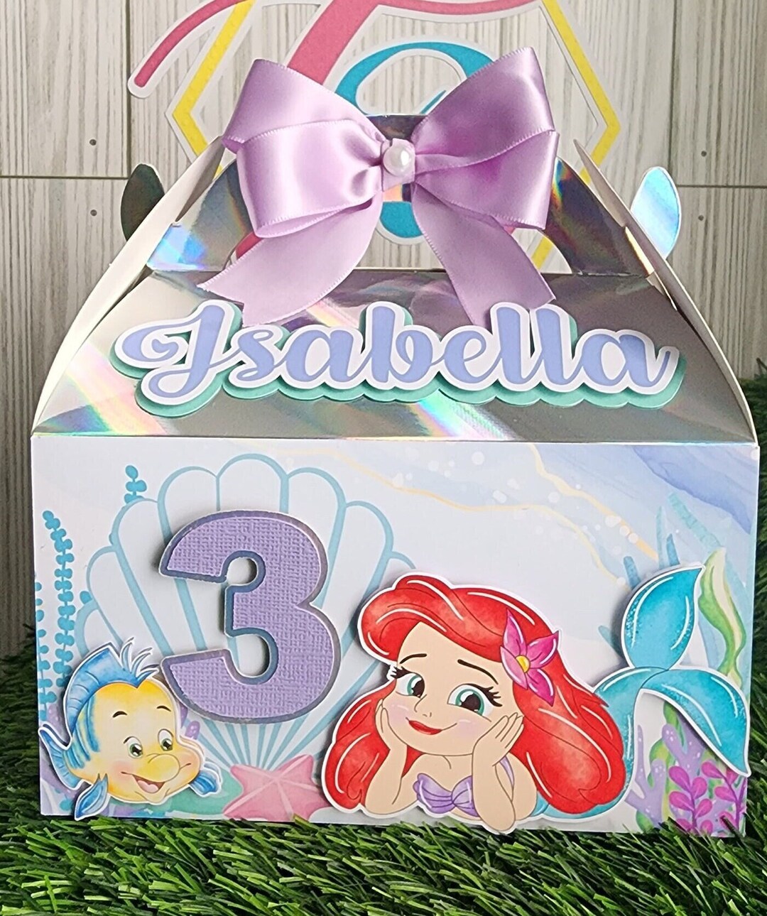 Mermaid Inspired Favor Boxes, Mermaid Treat Boxes, Ariel Party - Etsy