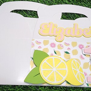 Pink Lemonade Favor Box/lemon Favor Box/pink Lemon Party Decor - Etsy