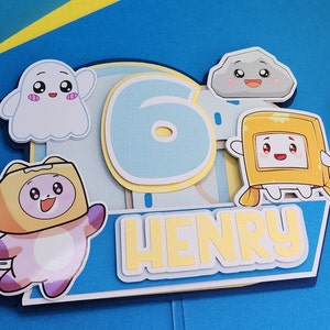 Inspired Lanky Box Cake Topper, Kids Cake Topper, Cake Toppers - Etsy