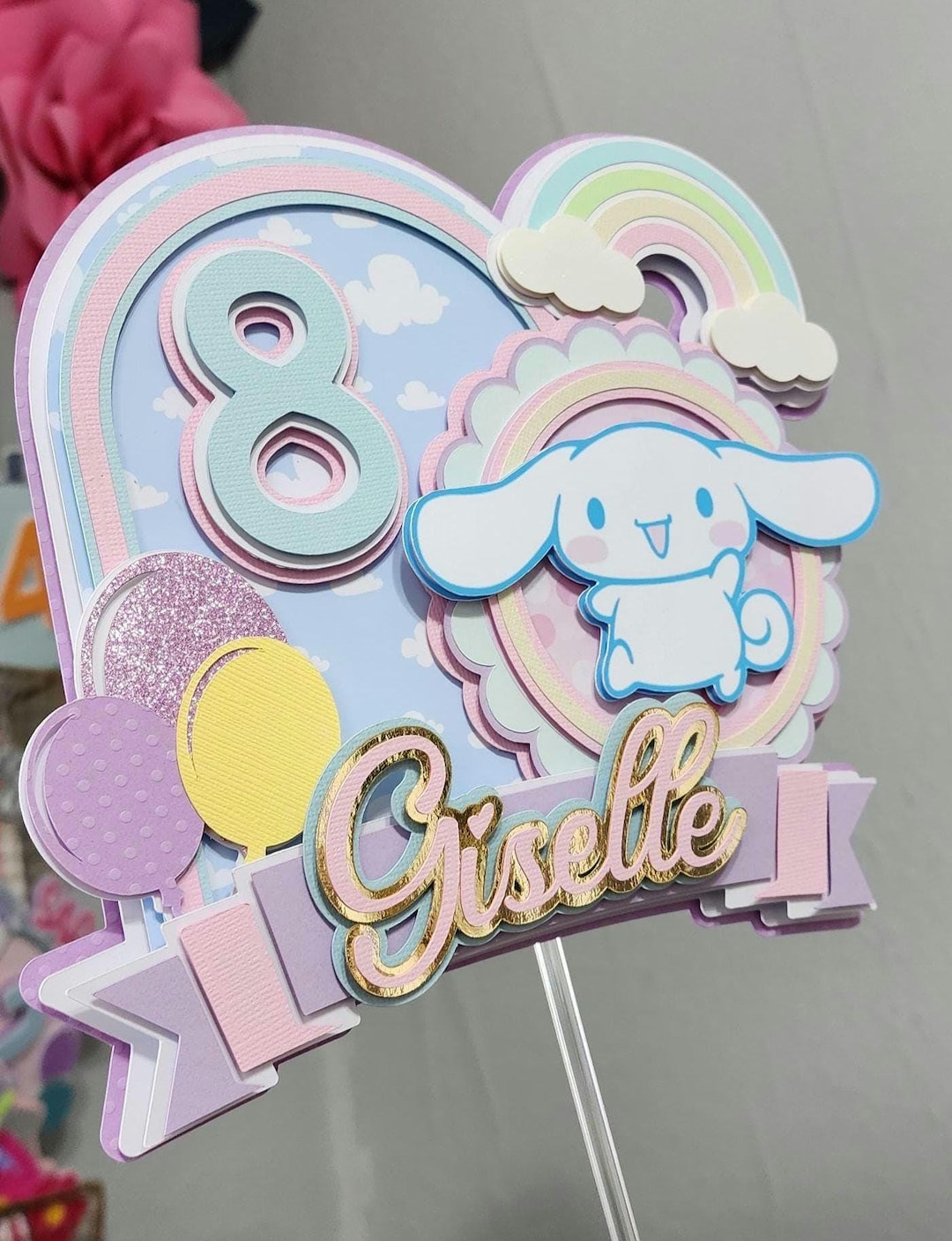 Cinnamoroll Cake Topper - Etsy