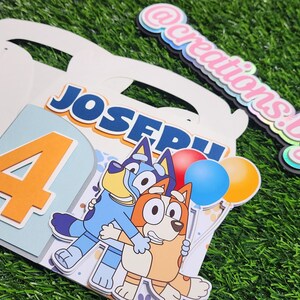 Inspired Bluey Favor Boxes, Kids Birthday Party, Party Favors - Etsy