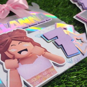 Roblox Girl Favor Box Roblox Favor Box, Girl Roblox Candy Box - Etsy