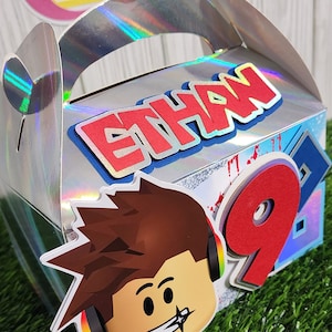 Roblox Favor Box Roblox Favor Box, Girl Roblox Candy Box - Etsy