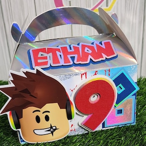 Roblox Favor Box Roblox Favor Box, Girl Roblox Candy Box - Etsy