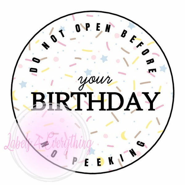 Do Not Open Until - Etsy UK