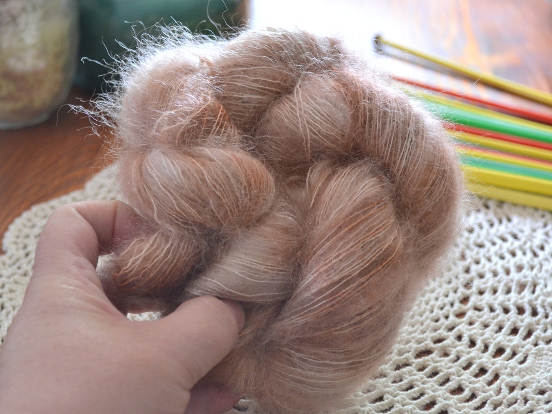 Blossom, Kid Silk Mohair, Fluffy, Fuzzy Yarn, Shawl Yarn, Hand Dyed ...