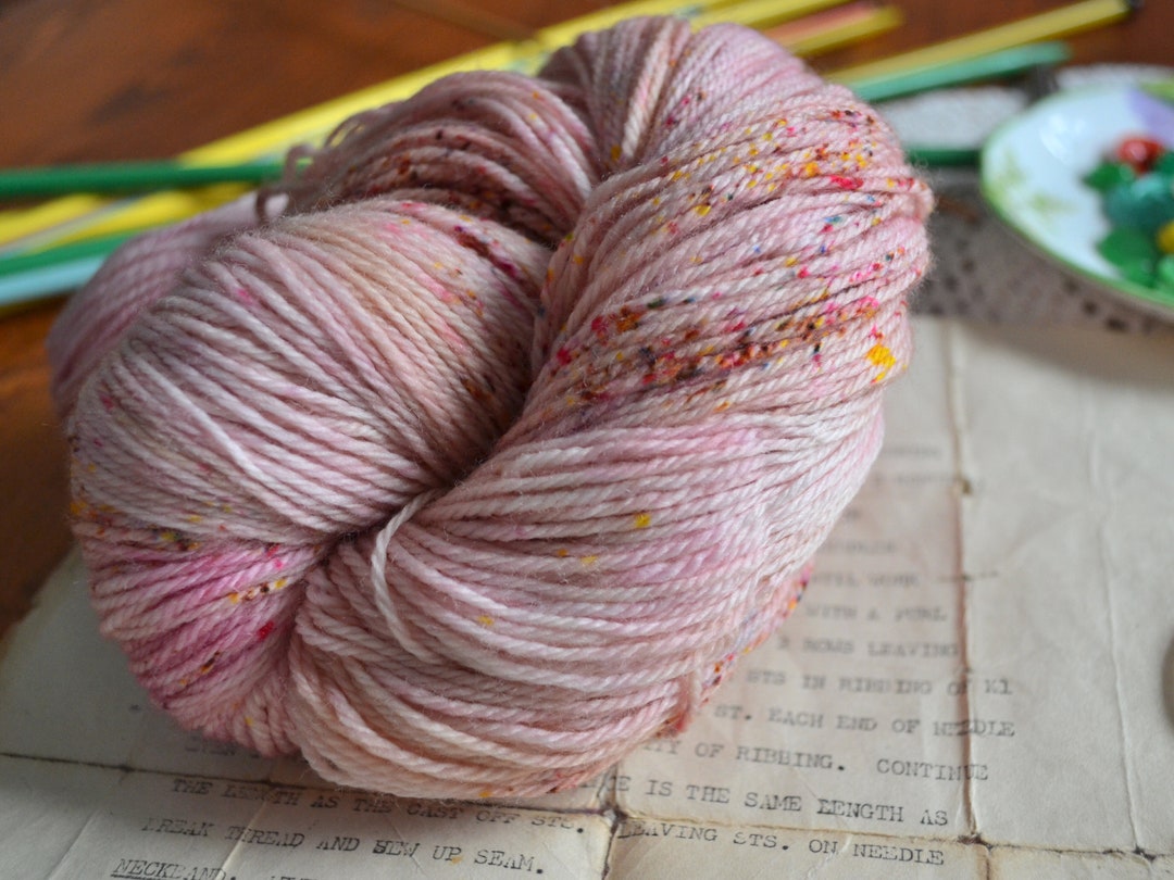 Peony, 80/20 Merino Nylon Sock Shawl Yarn, Hand Dyed Indie, Superwash ...