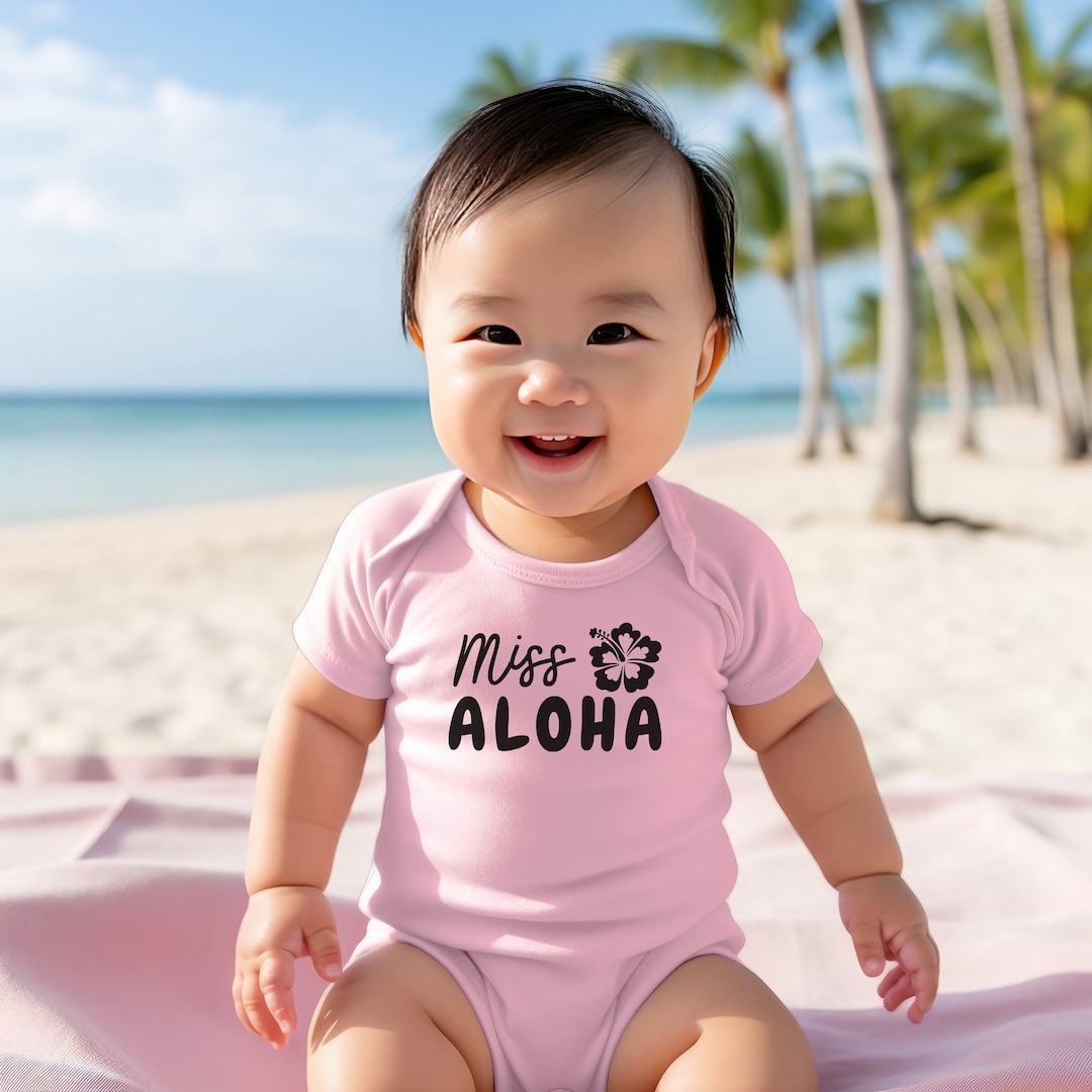 Funny Hawaii Pidgin Miss Aloha Infant Bodysuit; Hawaii Kids Shirts ...