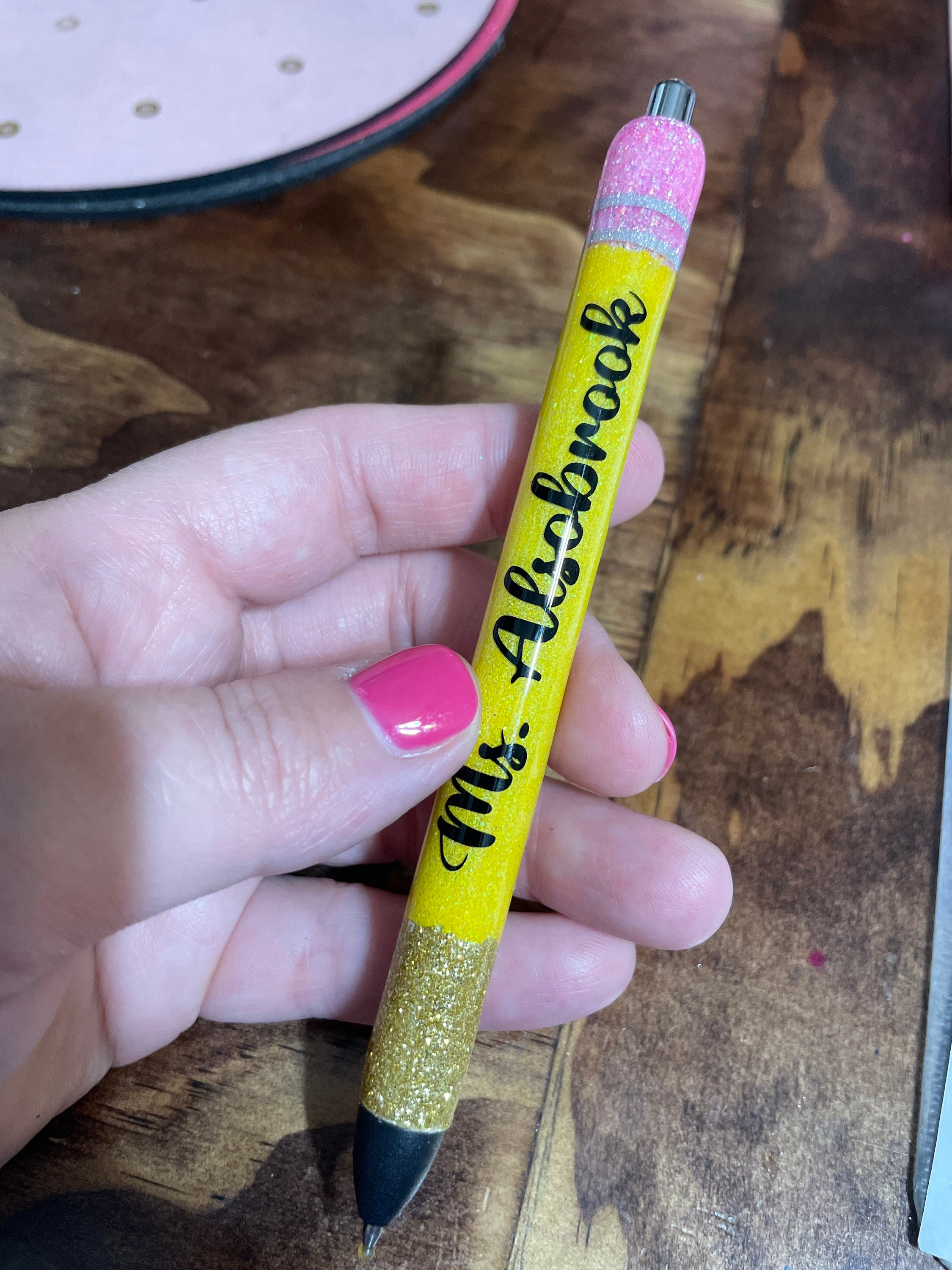 Epoxy Pencil Pens | Etsy