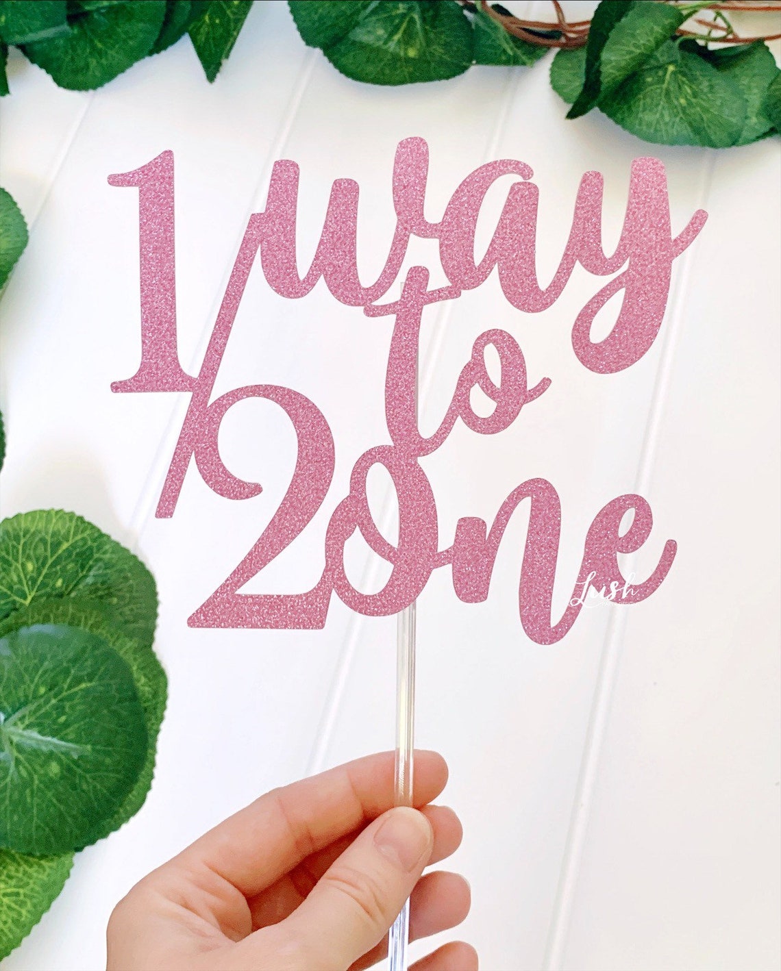 Halfway to One Cake Topper 1/2 Way to One Cake Topper Baby | Etsy