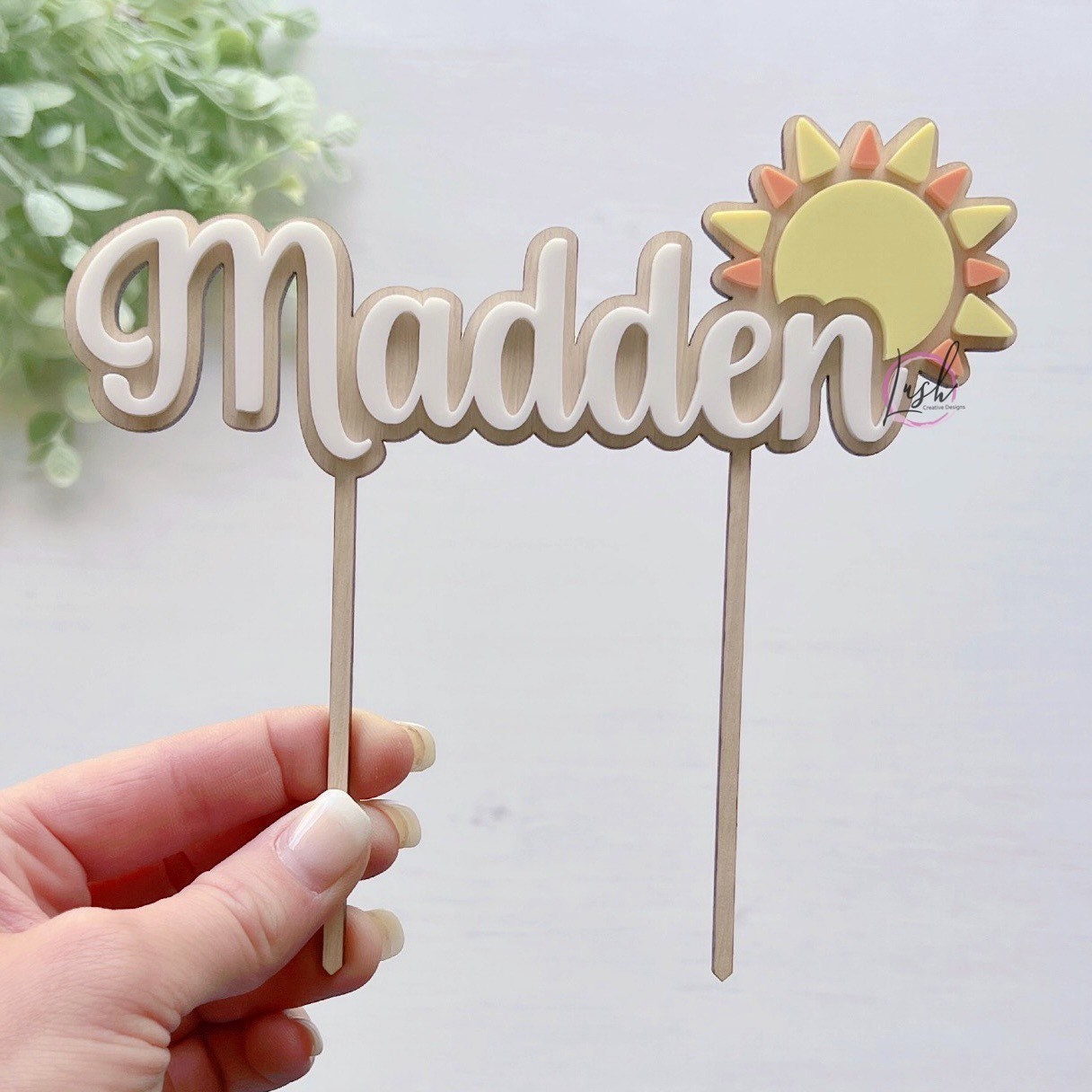Sun Cake Topper - Etsy