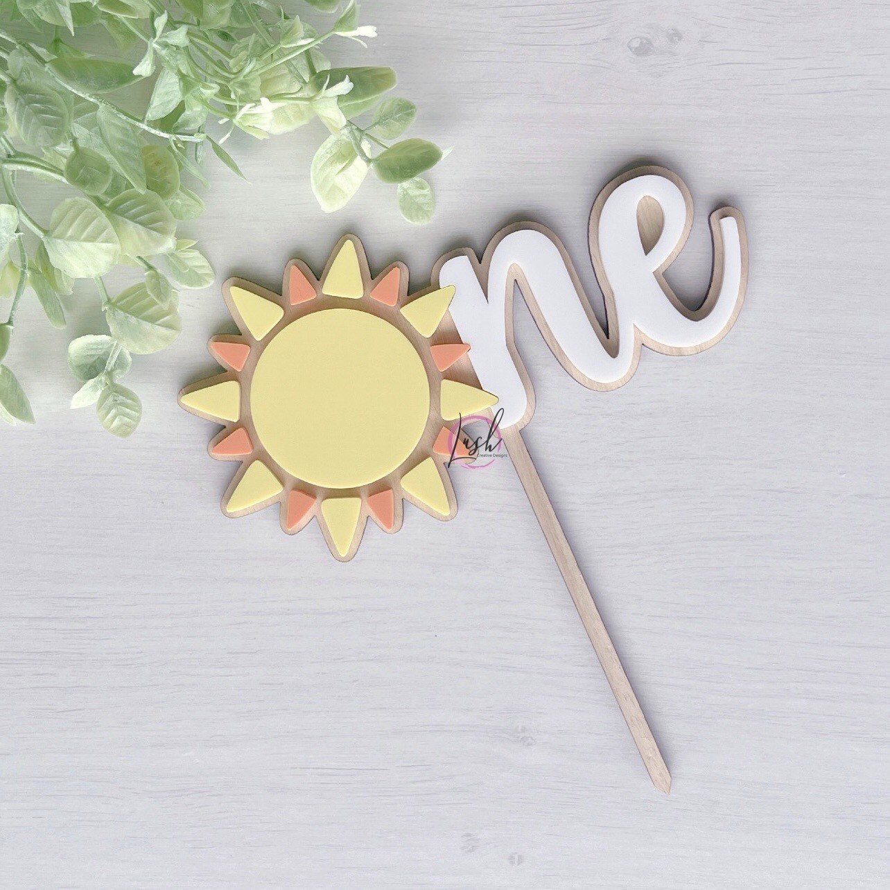 Sun Cake Topper - Etsy