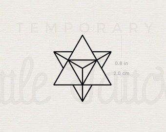 Merkaba Tattoo - Etsy