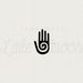 Healing Hand Hopi Symbol Temporary Tattoo set of 3 - Etsy