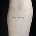 Your Time is Limited Temporary Tattoo set of 3 - Etsy