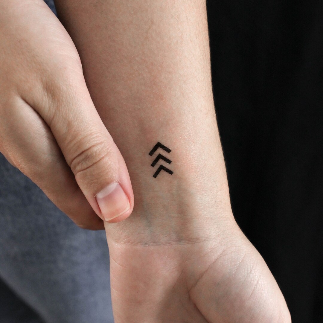 Small the Lucky Few Symbol Temporary Tattoo (set of 3) - Etsy