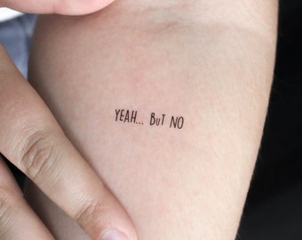 Abby Temporary Tattoo Sticker set of 2 - Etsy