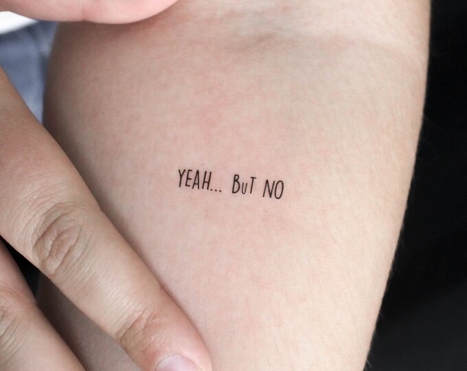 Eudaimonia Temporary Tattoo Sticker set of 2 - Etsy