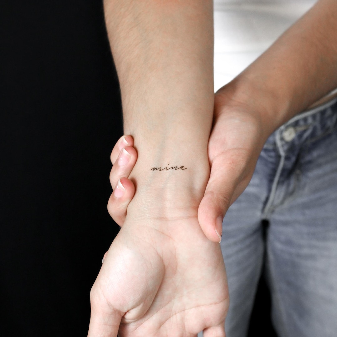 Mine Temporary Tattoo (set of 3) - Etsy