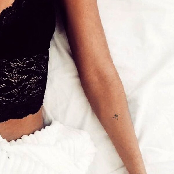 Temporary Compass Tattoo - Etsy