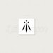 Celtic Awen Symbol Temporary Tattoo set of 3 - Etsy