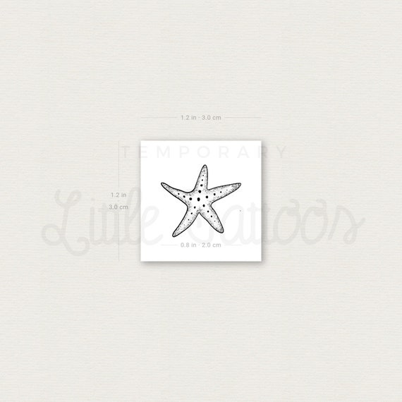 Simple Starfish Tattoo