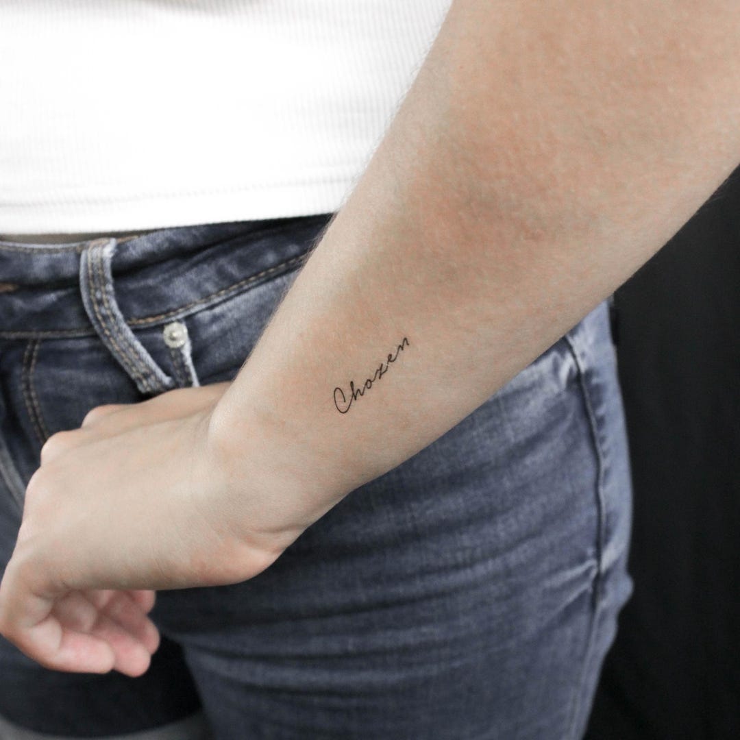 Chozen Temporary Tattoo (set of 3) - Etsy