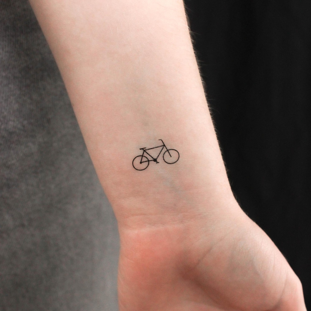 Ride Bike Temporary Tattoo (set of 3) - Etsy