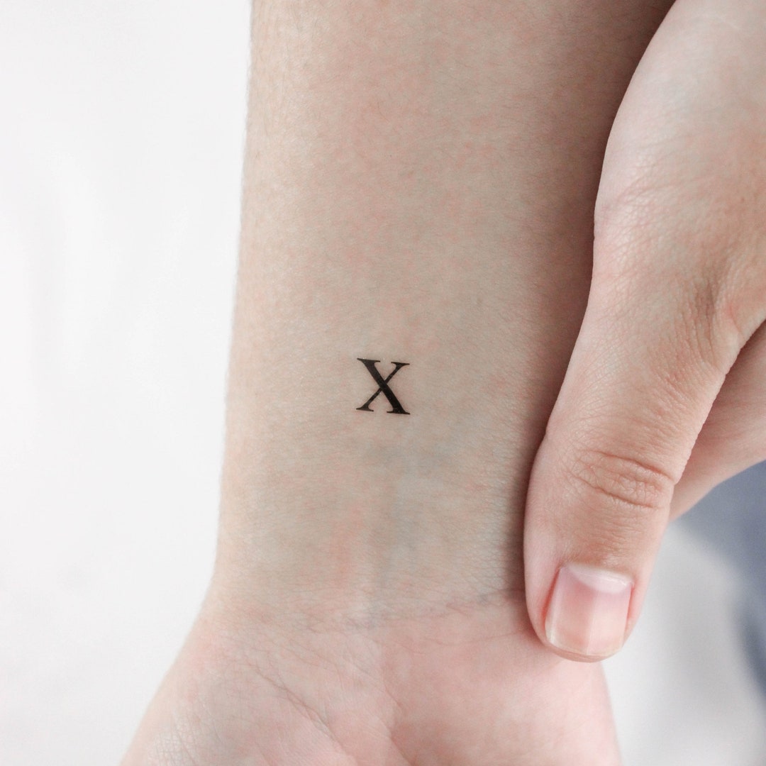 Uppercase Chi Temporary Tattoo (set of 3) - Etsy