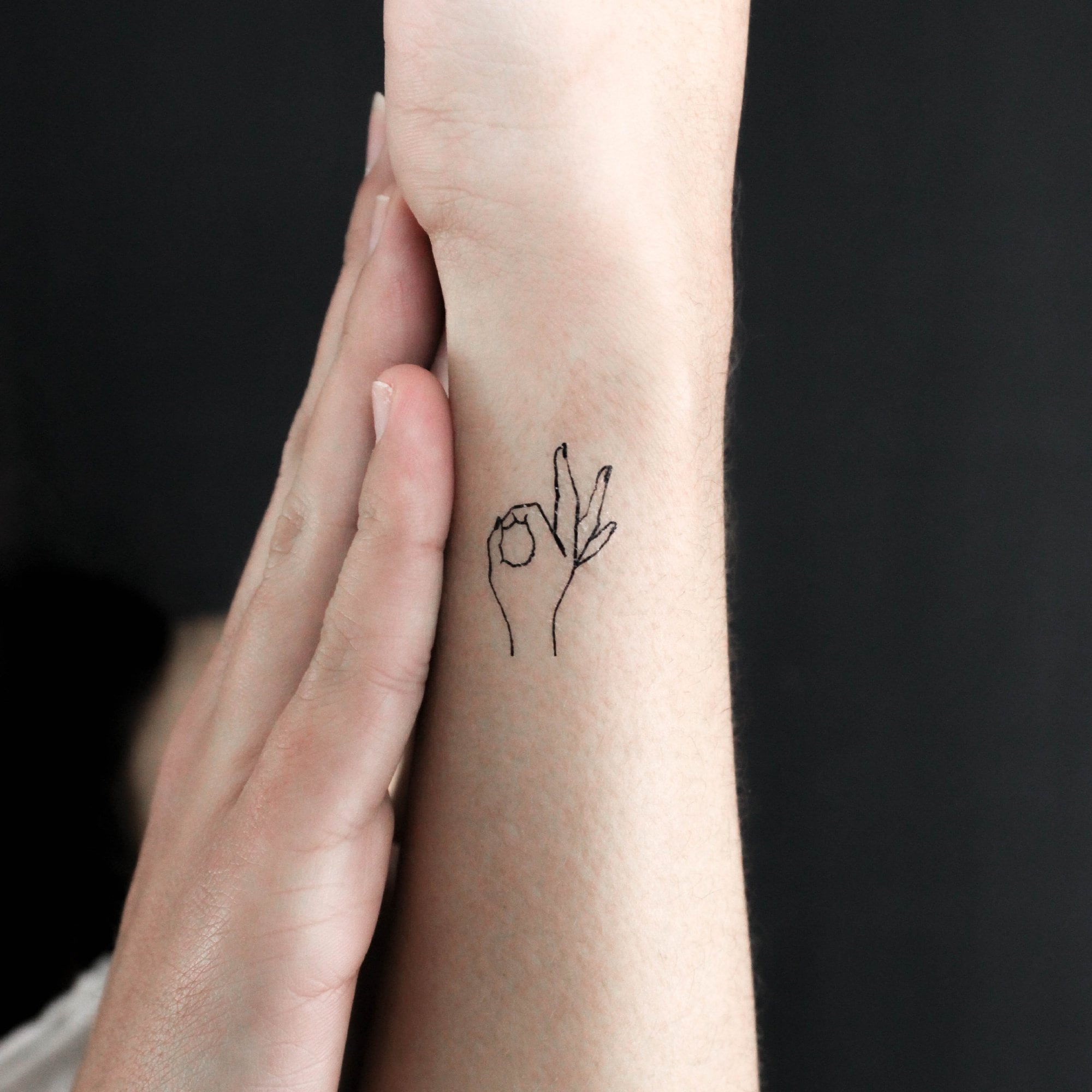 Ok symbol tattoo - Bronctattooaus.com