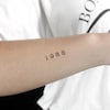 1994 Birth Year Temporary Tattoo set of 3 - Etsy