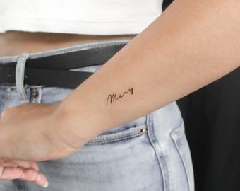 Erick Name Temporary Tattoo Sticker set of 2 - Etsy