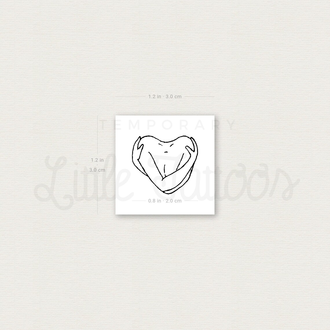 Love Myself Symbol Temporary Tattoo (set of 3) - Etsy