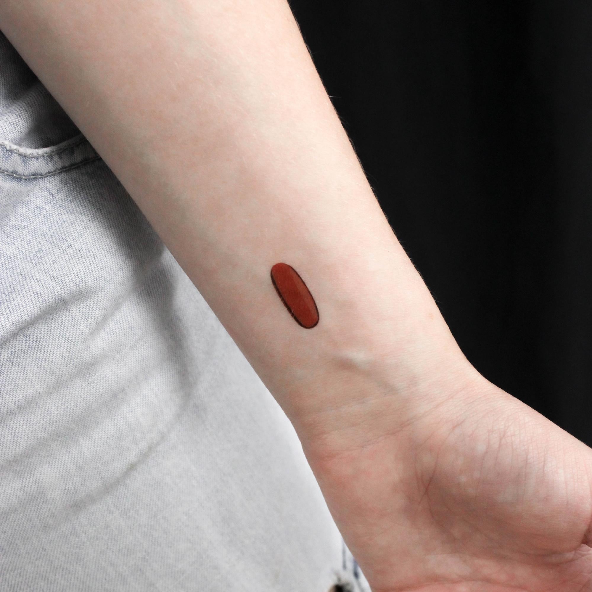 Red Pill Temporary Tattoo (set of 3) - Etsy