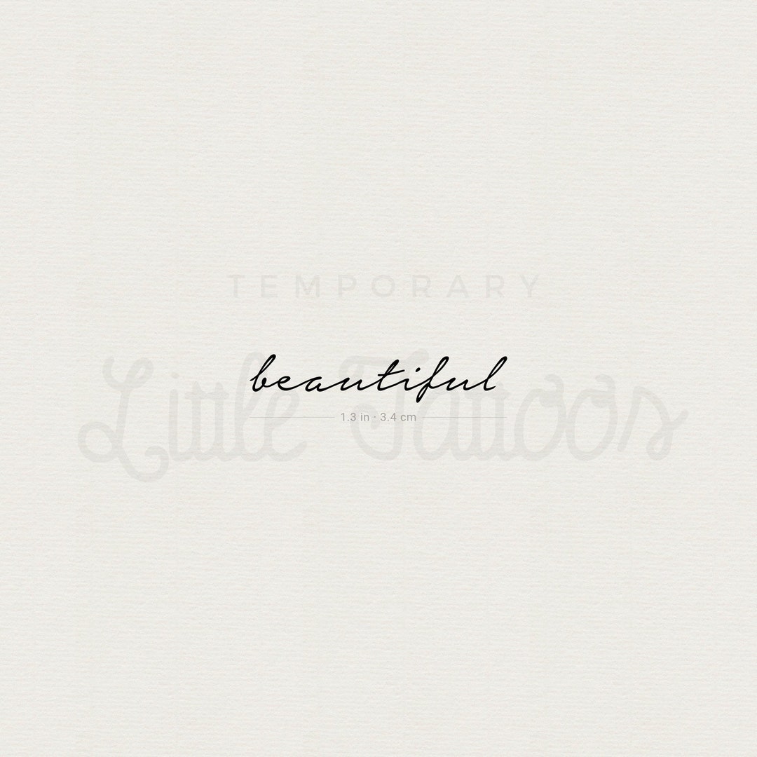 Beautiful Temporary Tattoo set of 3 - Etsy