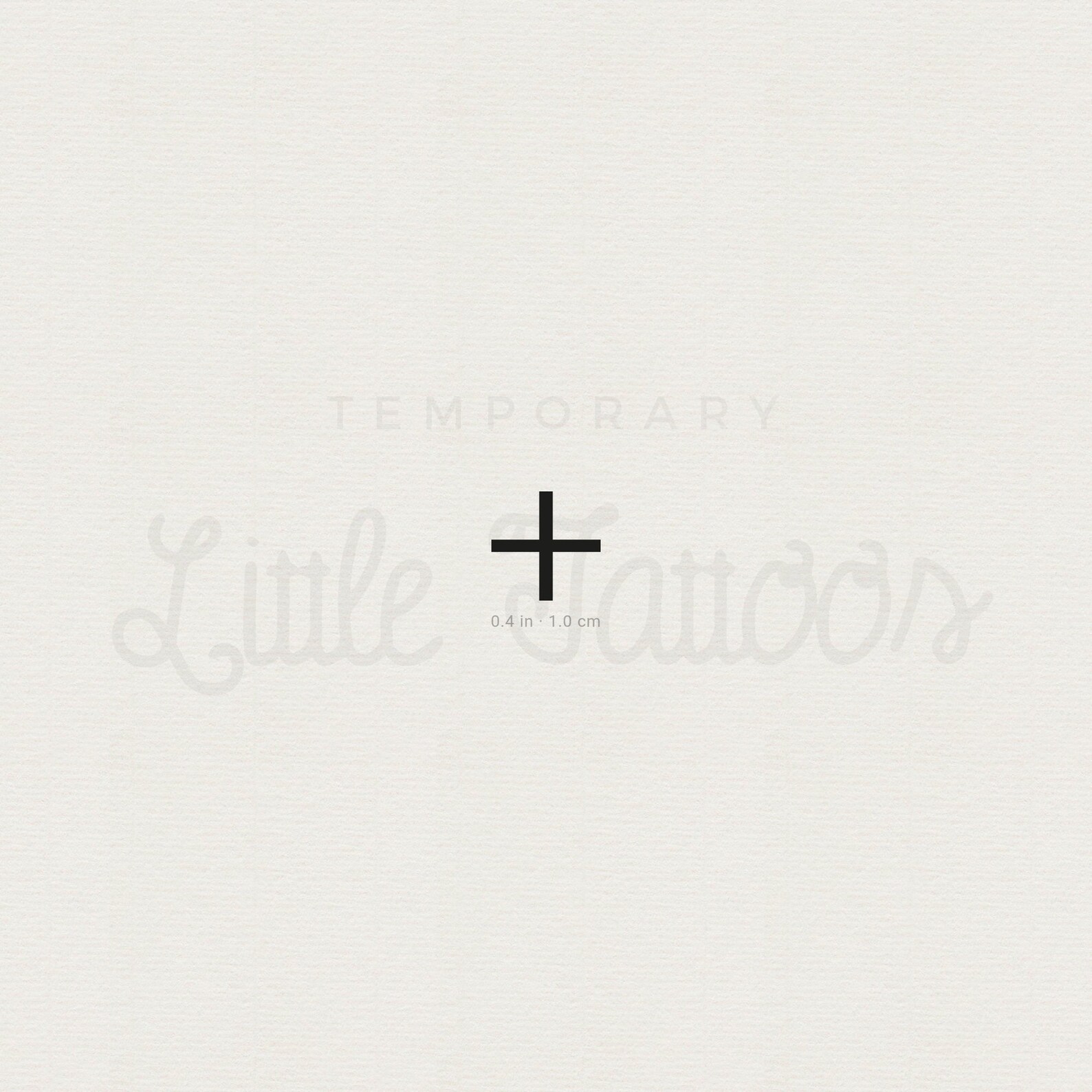 Plus Sign Temporary Tattoo set of 3 - Etsy