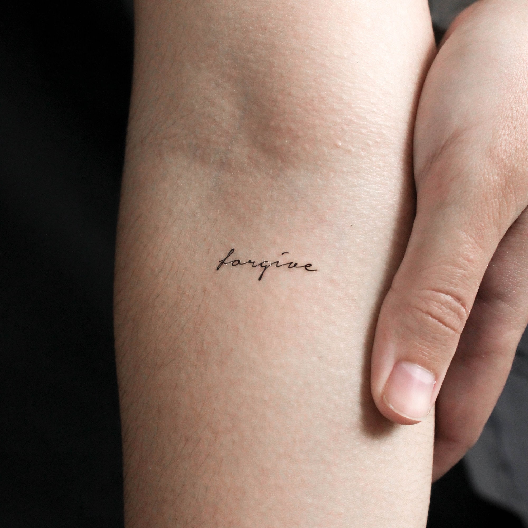 Forgiveness Tattoo Forgiveness Tattoo Etsy.de