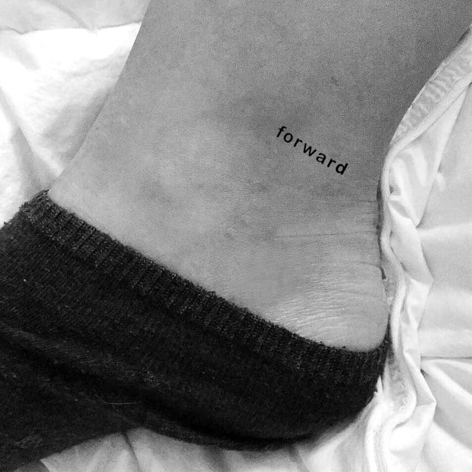 Forward Temporary Tattoo Set of 3 | Etsy