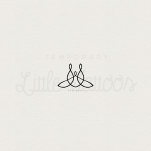 Small Family of Three Unity Symbol Temporary Tattoo set of 3 - Etsy