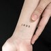 1995 Birth Year Temporary Tattoo (set of 3) - Etsy