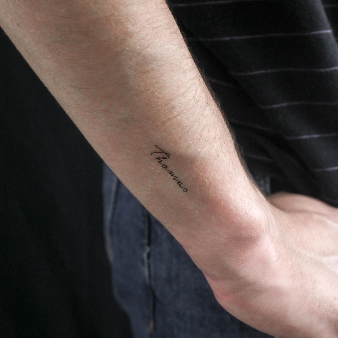 Thomas Temporary Tattoo (set of 3) - Etsy