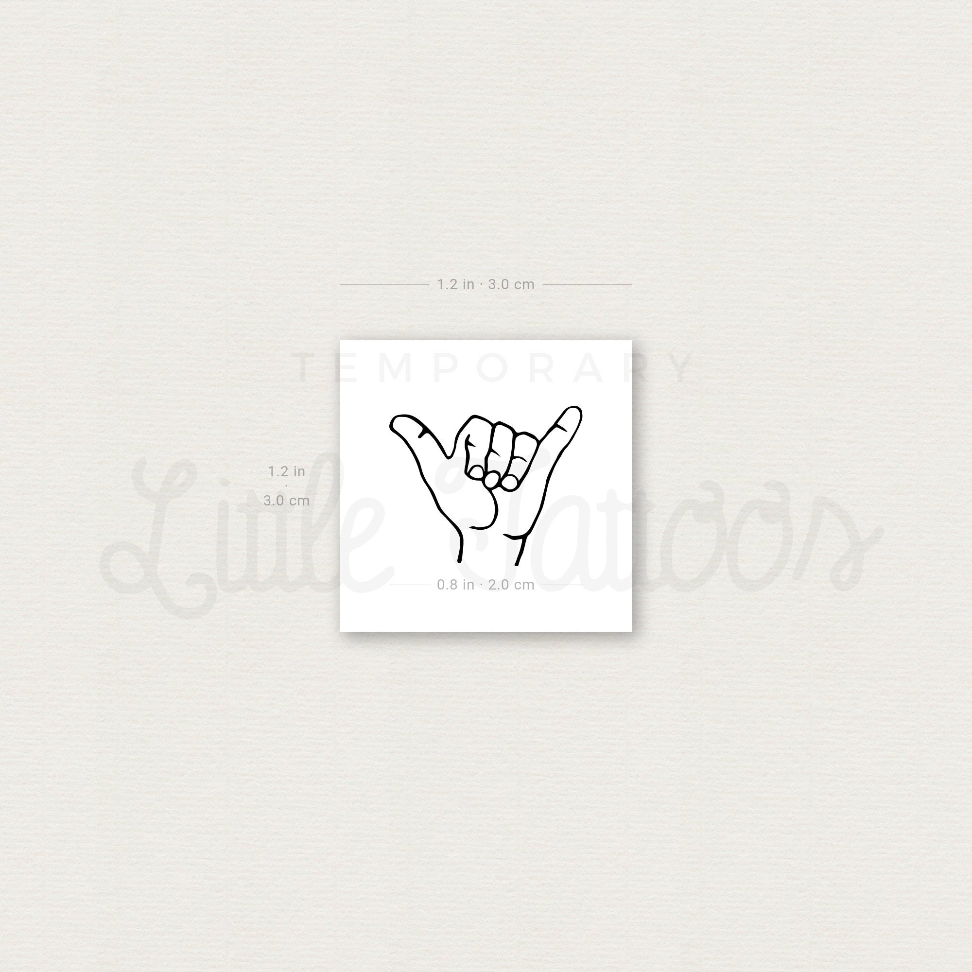 Tatuaje De Signo De Shaka