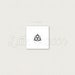 Small Trinity Knot Temporary Tattoo set of 3 - Etsy