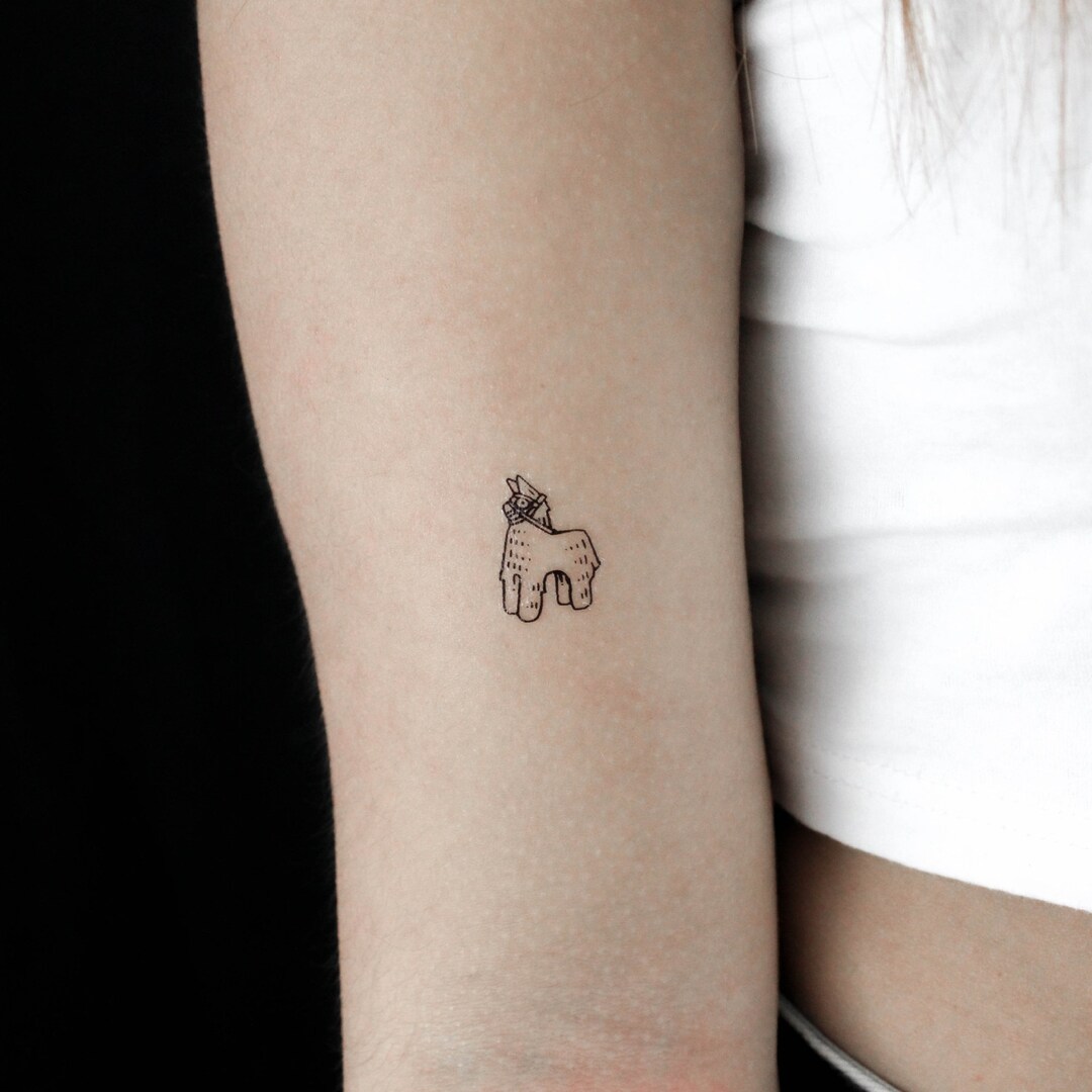 Piñata Temporary Tattoo (set of 3) - Etsy